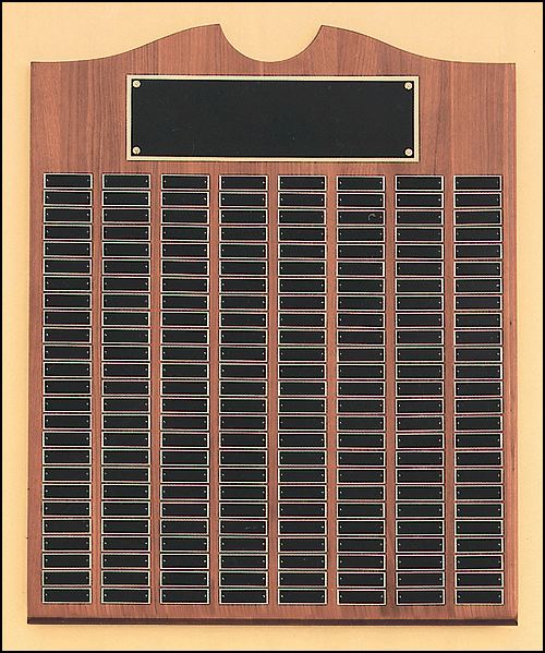 American Walnut Perpetual Plaque | Trophy King of Ramsey