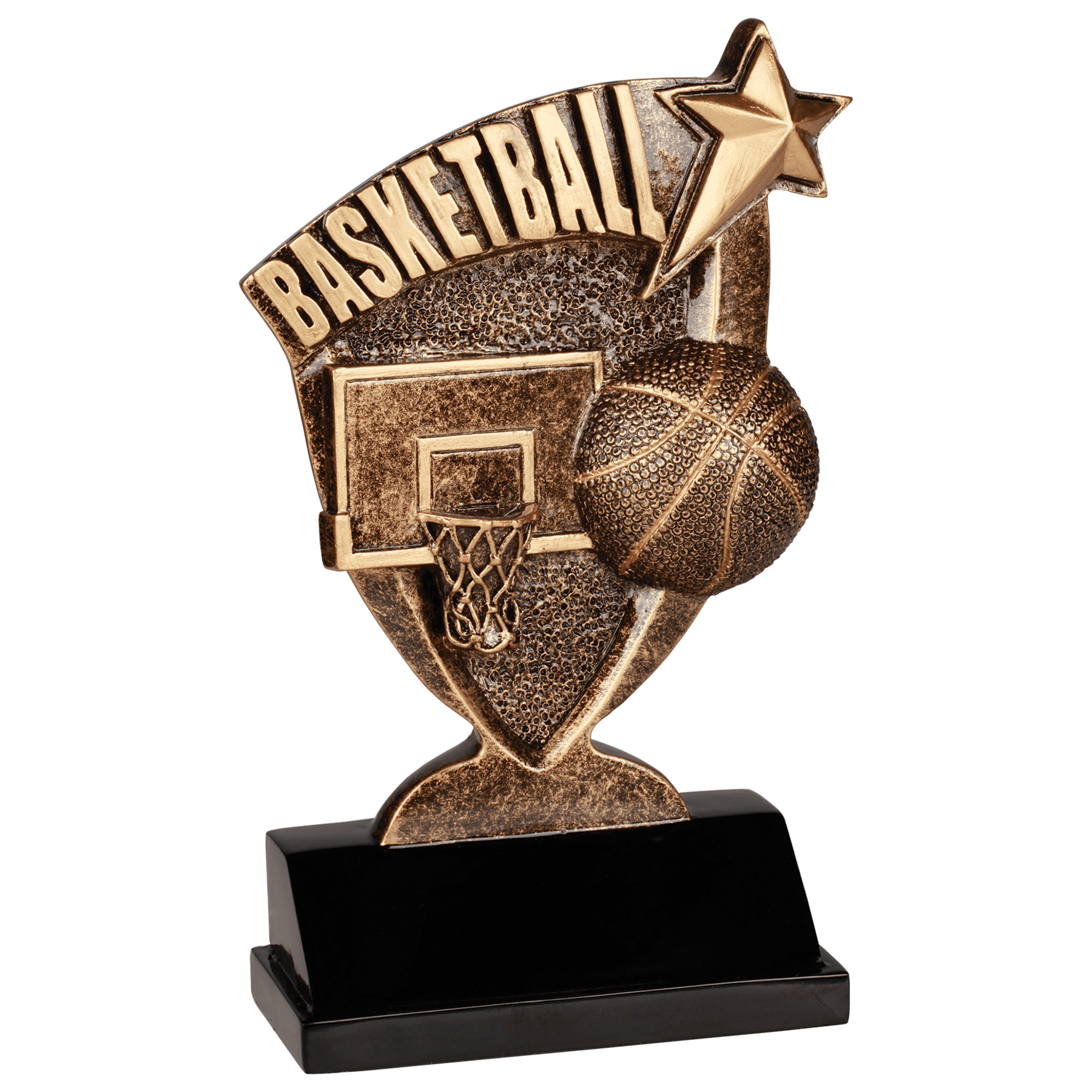 6" Basketball Broadcast Resin | Trophy King of Ramsey