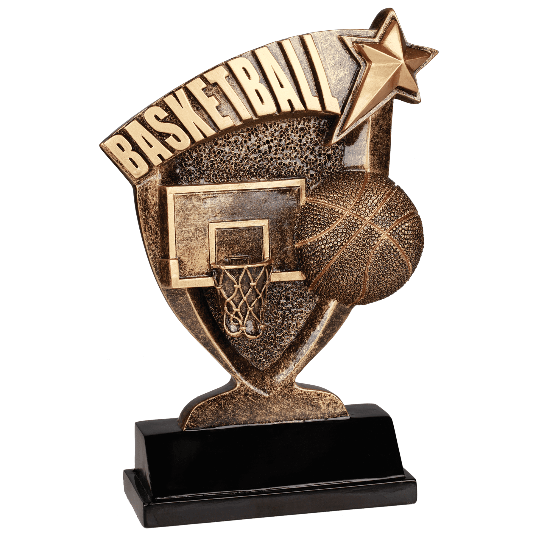 7" Basketball Broadcast Resin | Trophy King of Ramsey