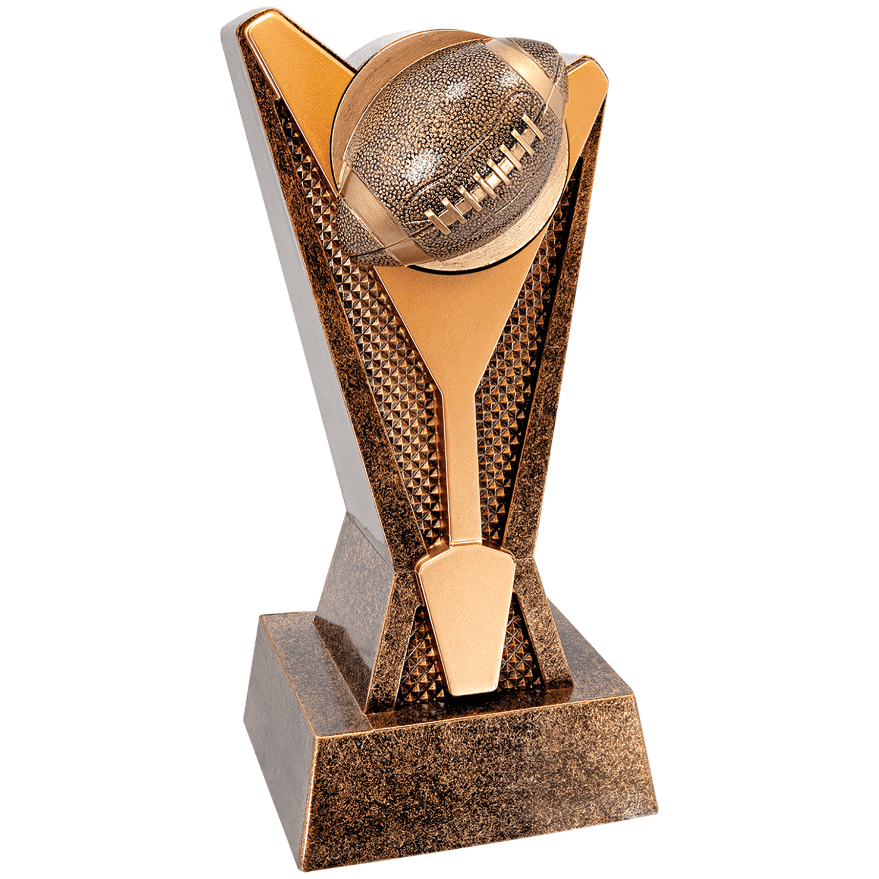 7 1/2" Football Rock Star Award | Trophy King of Ramsey